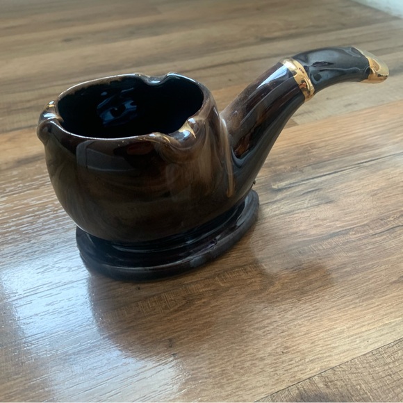 Vintage | Other | Vintage Tobacco Pipe Shaped Ashtray | Poshmark
